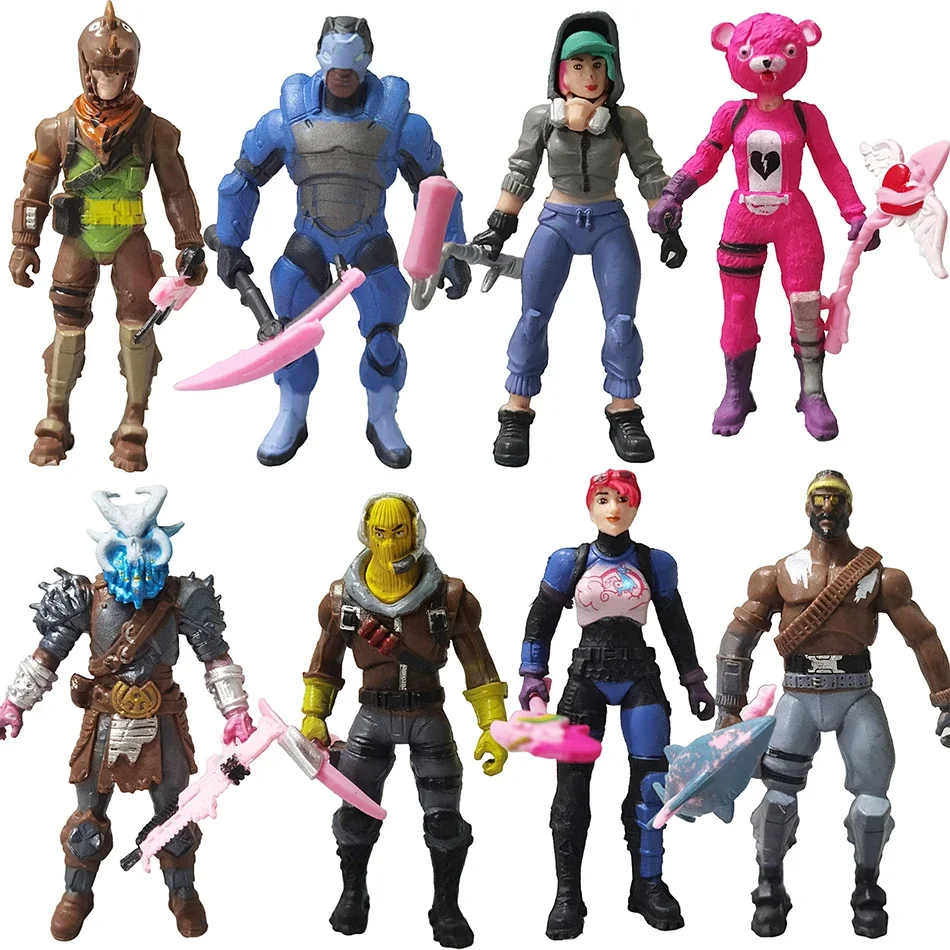 10cm Fortnite Figure Model PVC Dolls 8pcs/set - Walmart.com