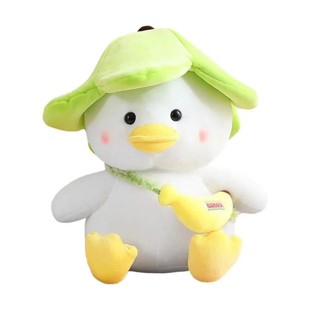Banana Duck Stuffed Animal Plush Green Banana Duck Stuffed Doll 25cm ...