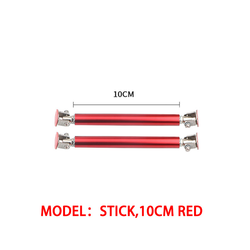 10cm Red 2-JDM Adjustable Car Front Frame Bumper Protector, Support ...