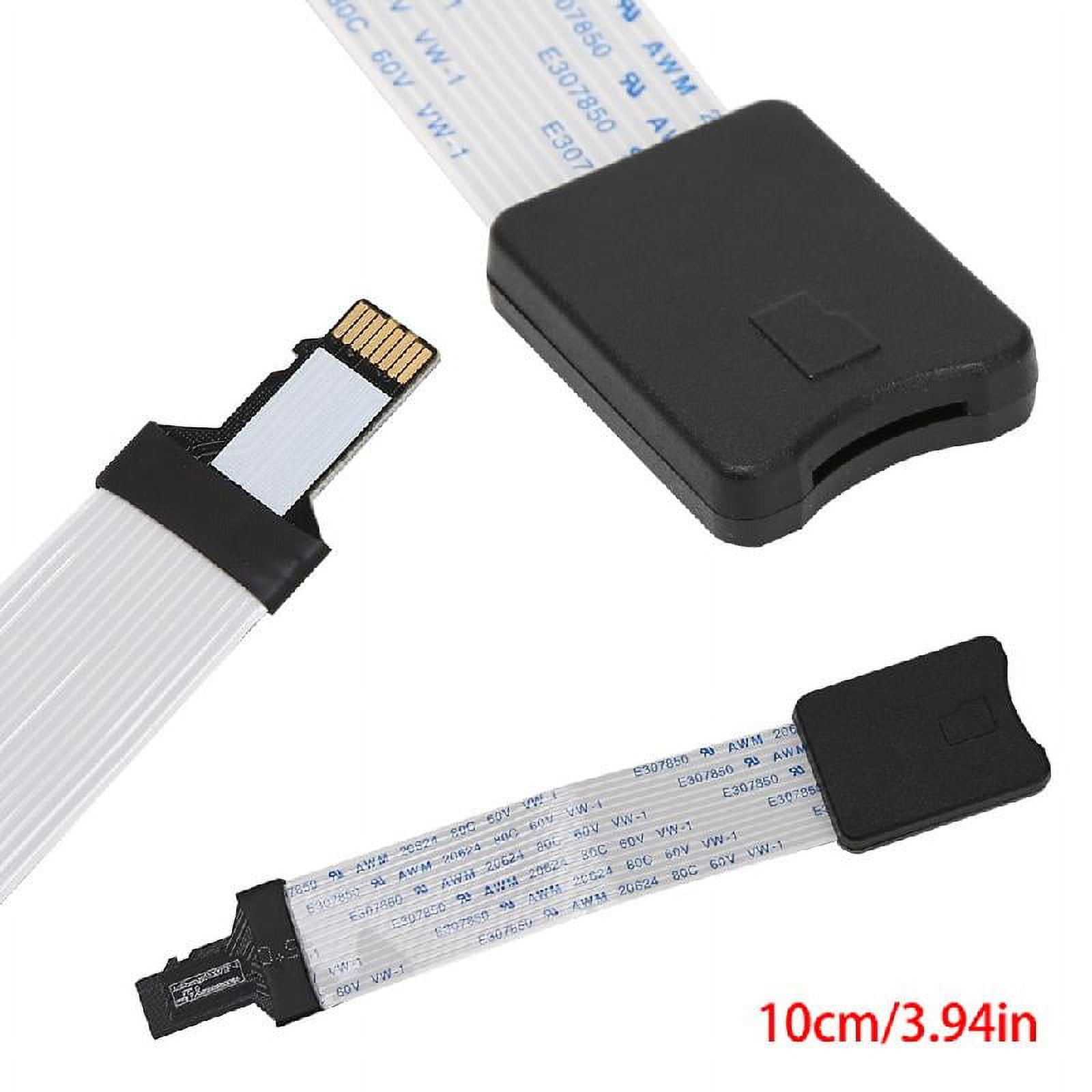 10cm TF To MicroSD Extension Adapter Cable Flexible Memory Card Reader ...