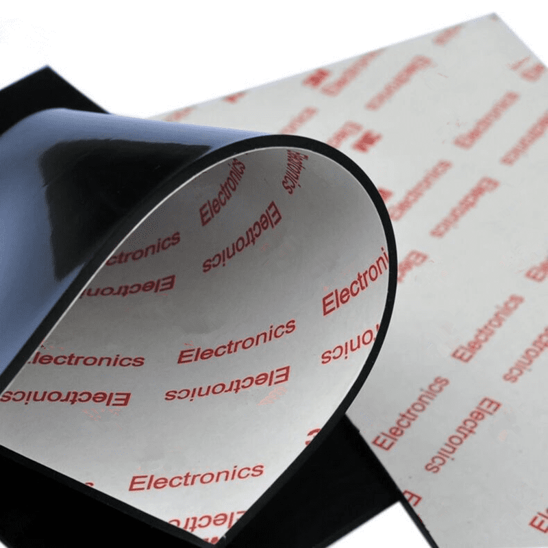 10cm x1m 1-5mm thick White Black Self Adhesive Anti Slip Silicone ...