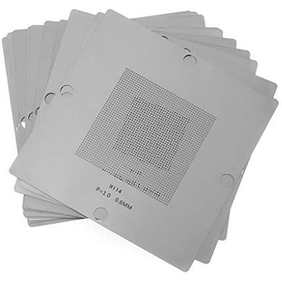 10cs/Set 90x90mm Universal BGA Reballing Stencil Steel Stencils ...
