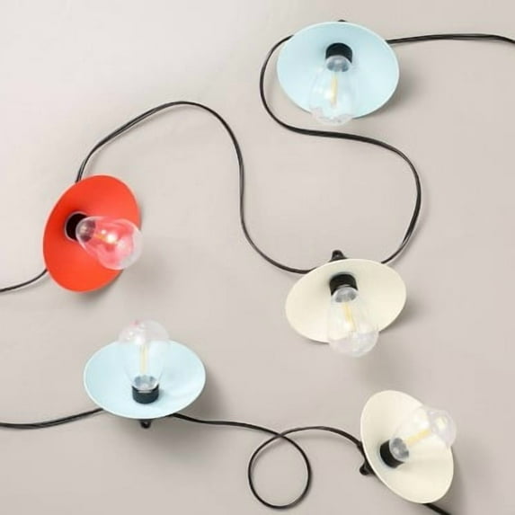 10ct LED Wired Indoor/Outdoor Shade String Lights - Walmart.com