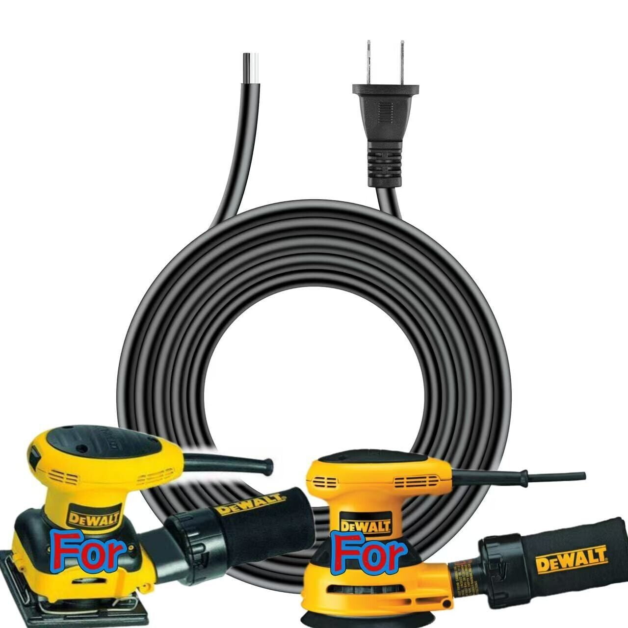 10ft 18AWG Power Cord For DeWalt D26441 D26450 D26451 Random Orbit Palm ...