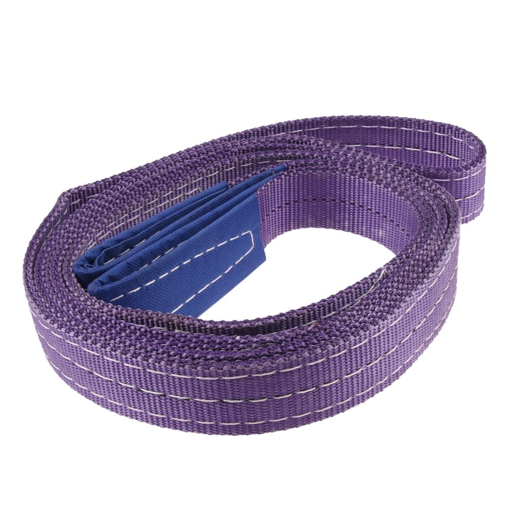 10ft 3 Meters x 1000kg Double-layer heavy duty Tow Strap Rope Lifting ...