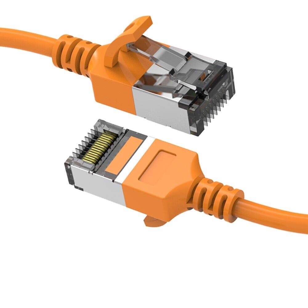 10ft 30AWG Cat8 RJ45 Slim Cord Network LAN Ethernet Shielded Patch ...