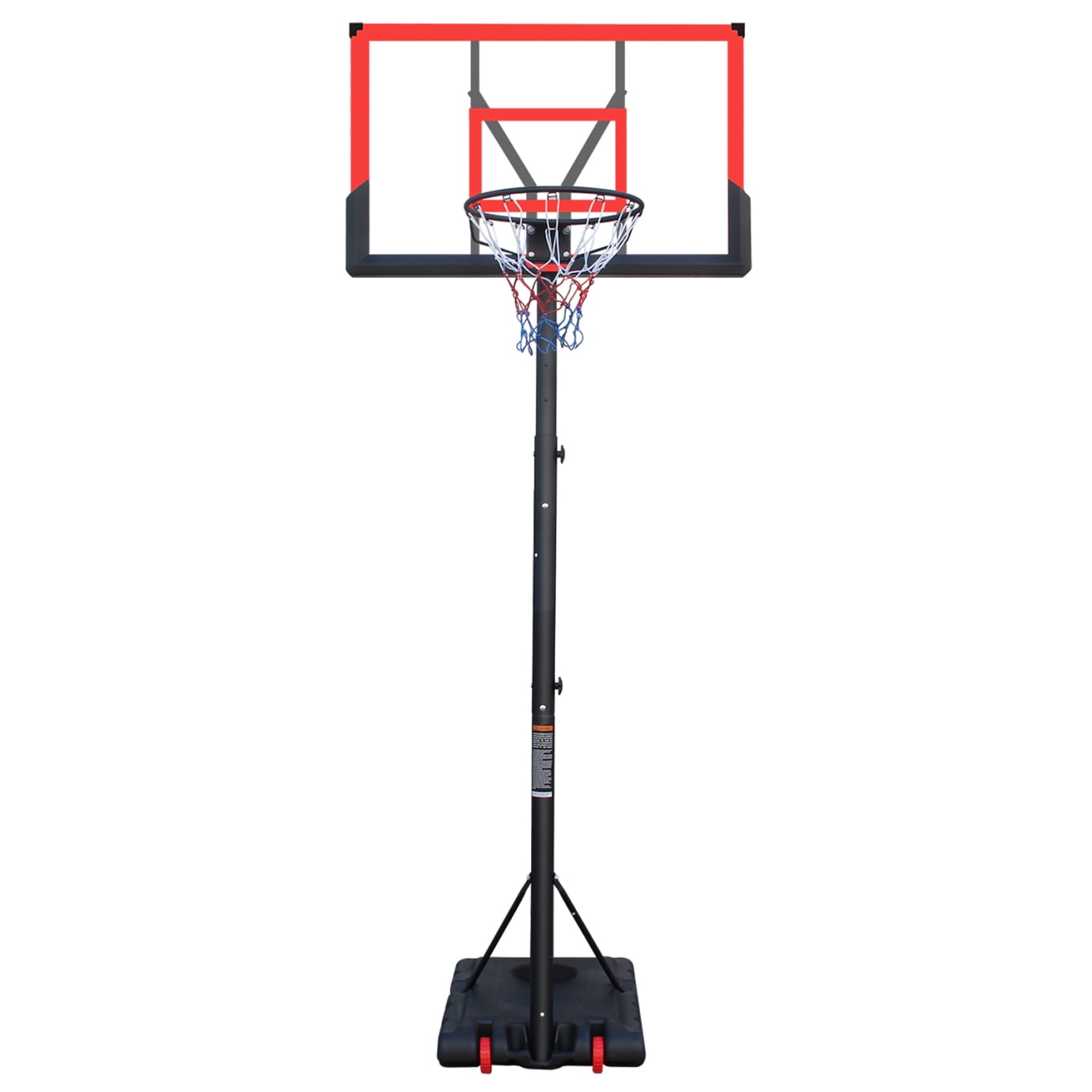 10ft Adjustable Basketball Hoop Outdoor, Portable Basketball Hoop Goal ...