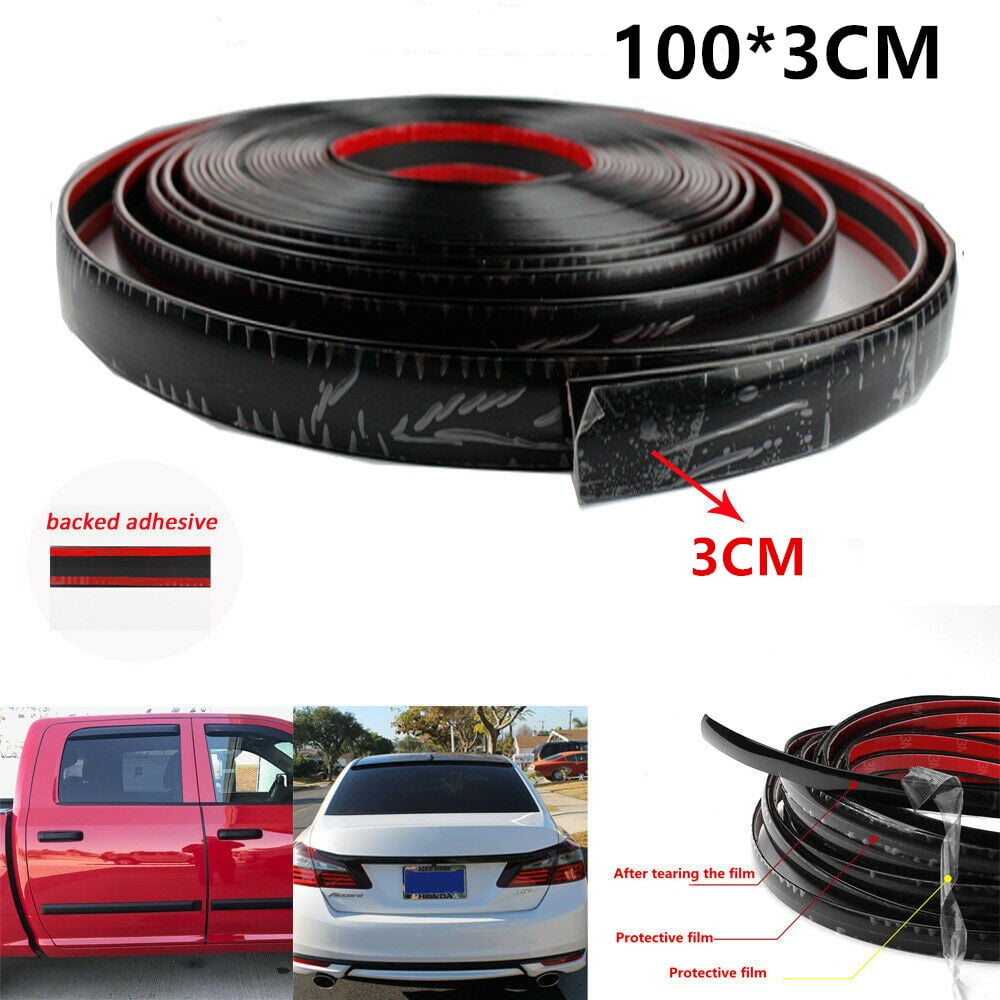 10ft Black Trim Molding Car Door Side Tailgate Decorate Protect Anti ...