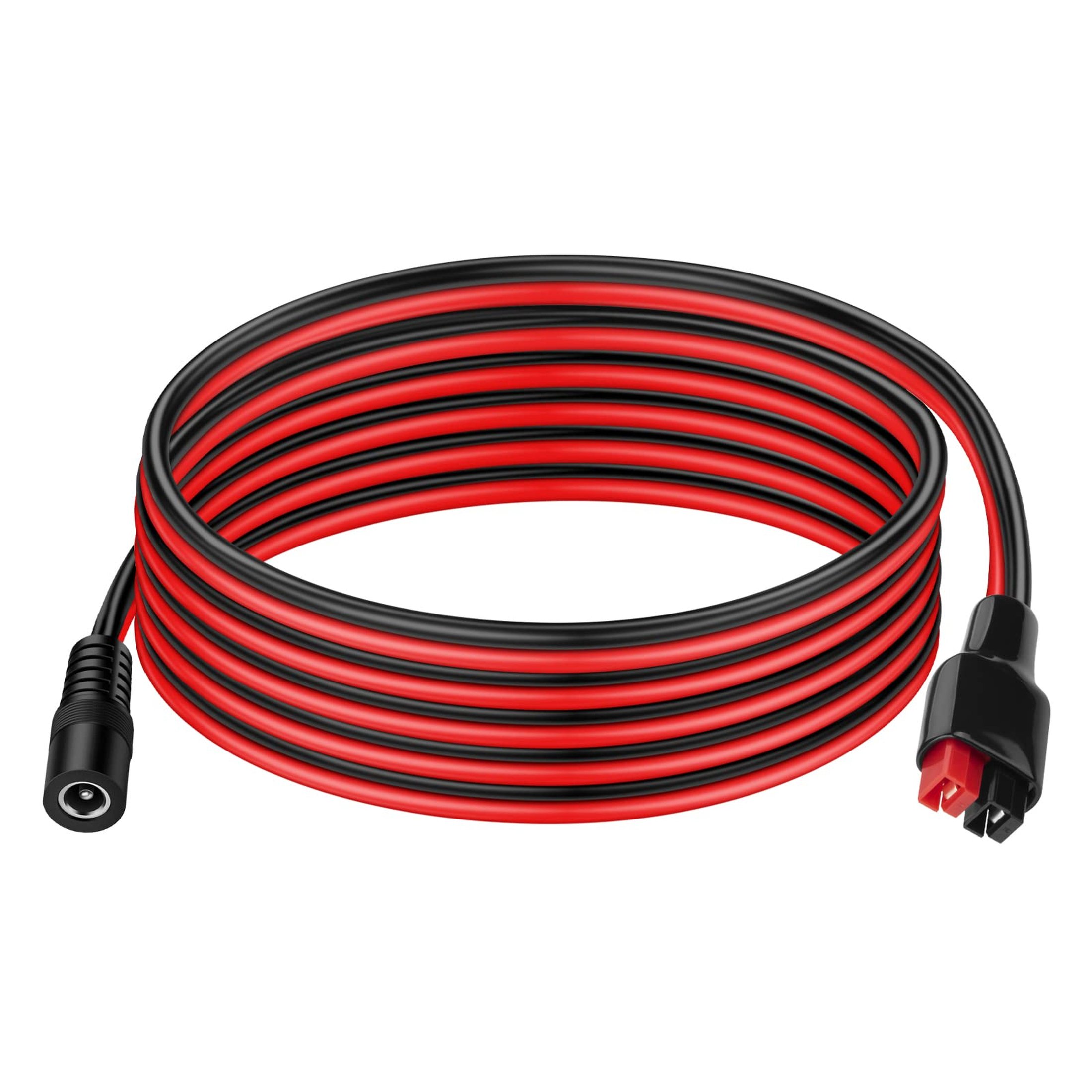 10ft DC Power Female Plug Cable with 8mm Adapter for Portable ...