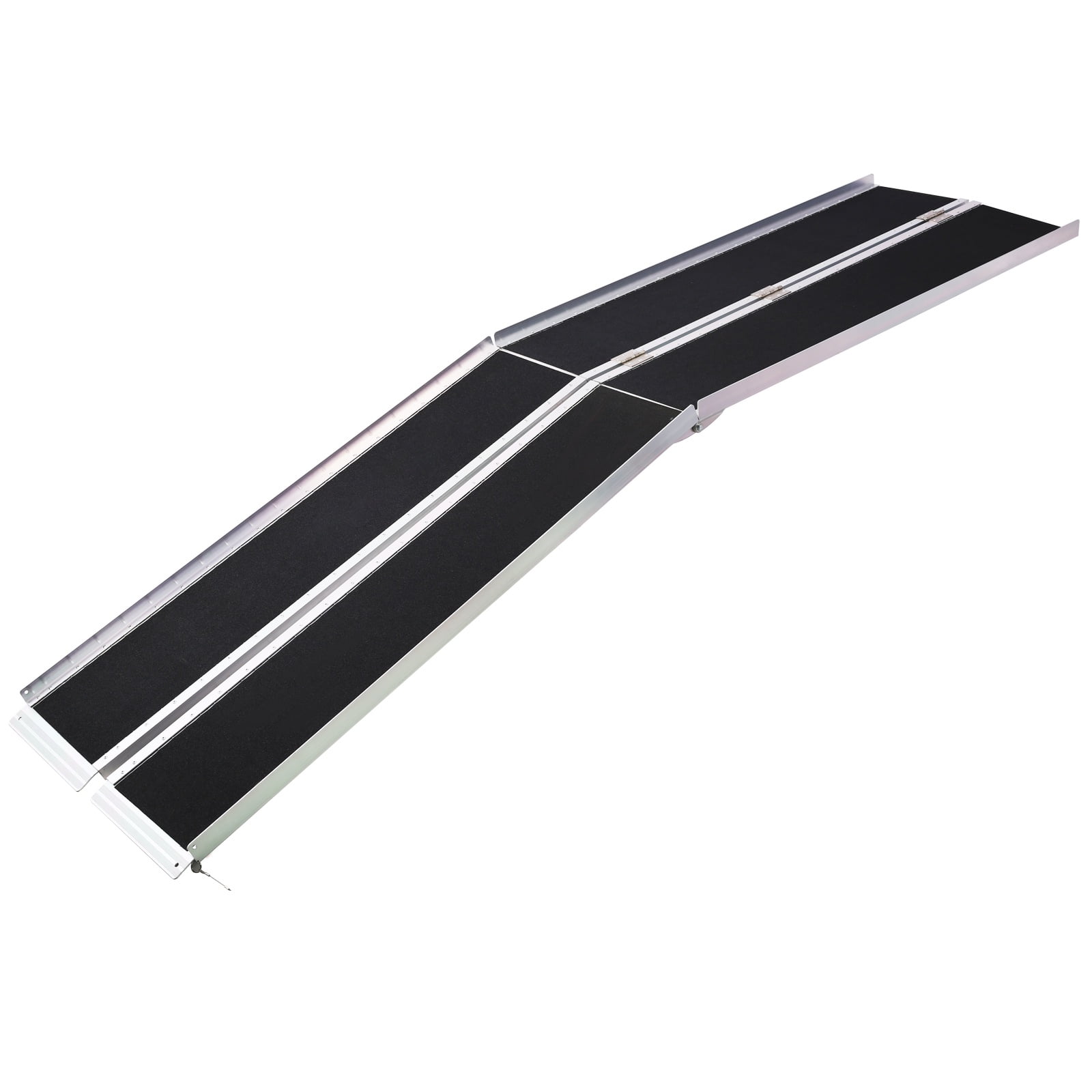 10ft Foldable Wheelchair Ramp, Portable Wheelchair Rail Ramp, Aluminum ...