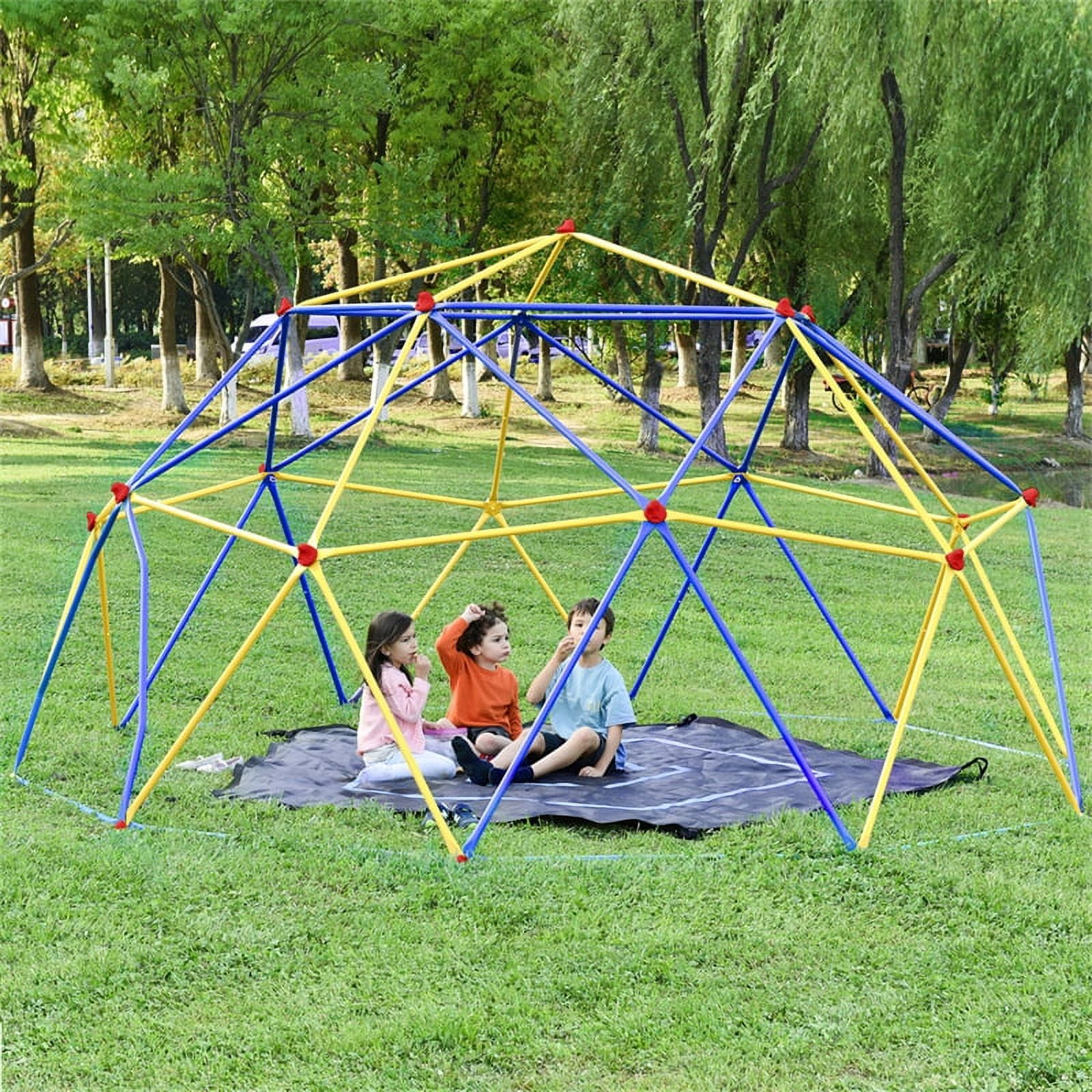 10ft Geometric Dome Climber Play Center, Kids Climbing Dome Tower with ...