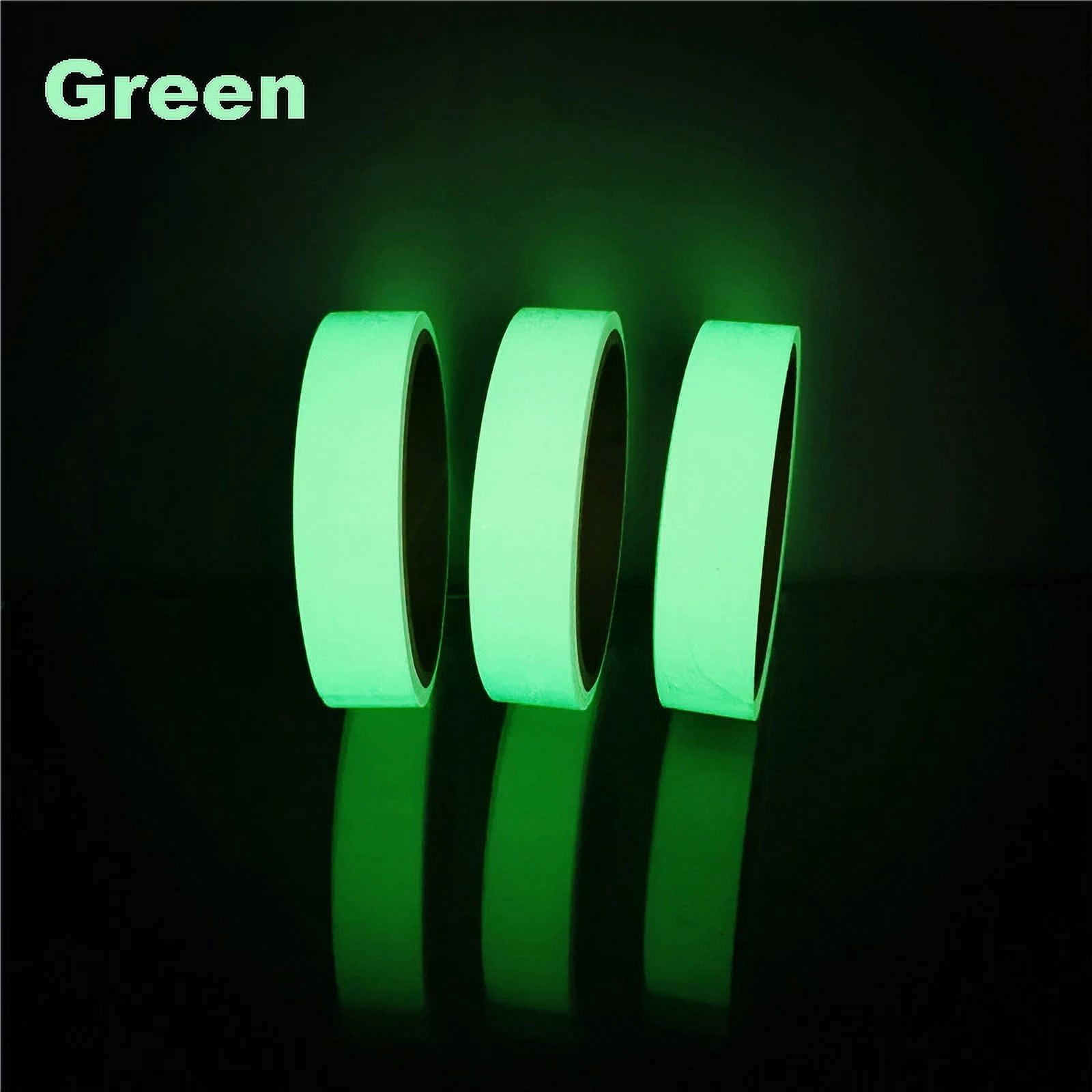 10ft Glow In The Dark Luminous Tape Adhesive Strip Floor Fluorescent ...