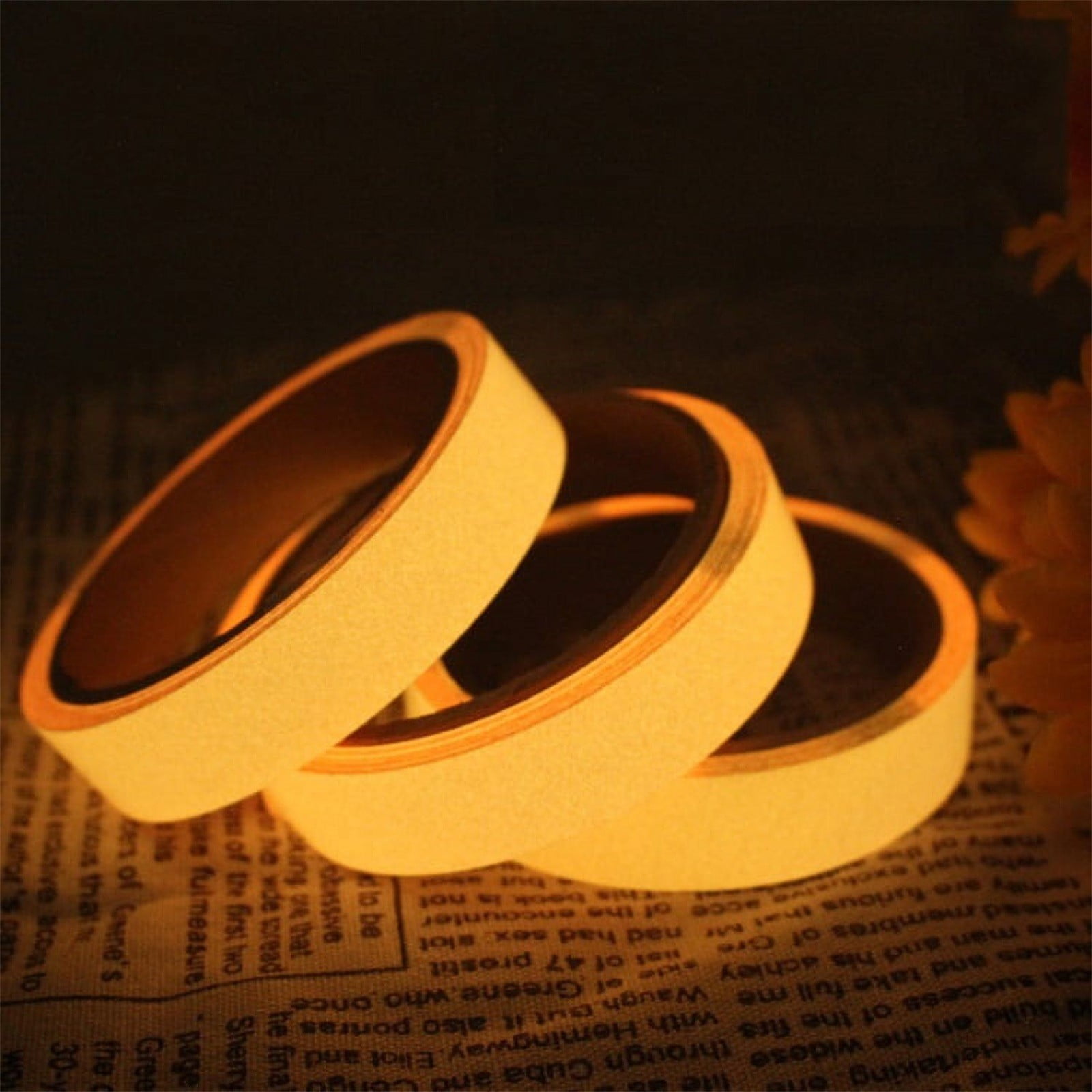 10ft Glow In The Dark Luminous Tape Adhesive Strip Floor Fluorescent ...