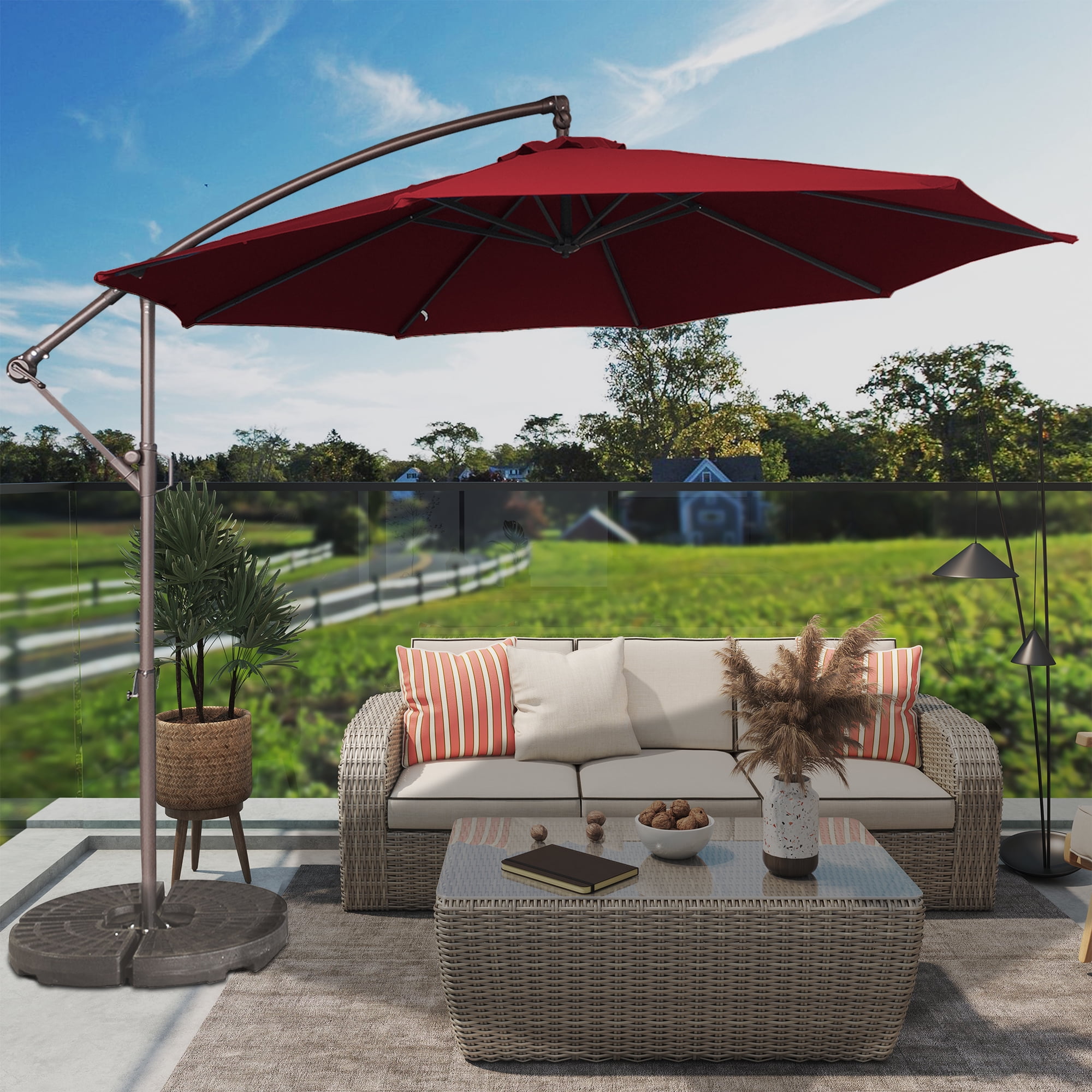 Patio Umbrella With Crank