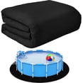 10ft Heavy Duty Round Pool Liner Pad for Above Ground Pool,Pool Ground ...