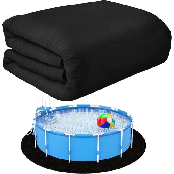 10ft Heavy Duty Round Pool Liner Pad for Above Ground Pool,Pool Ground ...