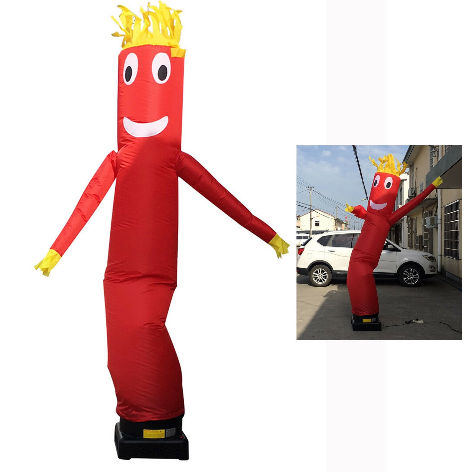 10ft Inflatable Tube Man Wind Sky Wavy Dancer Advertising Air Puppet No ...