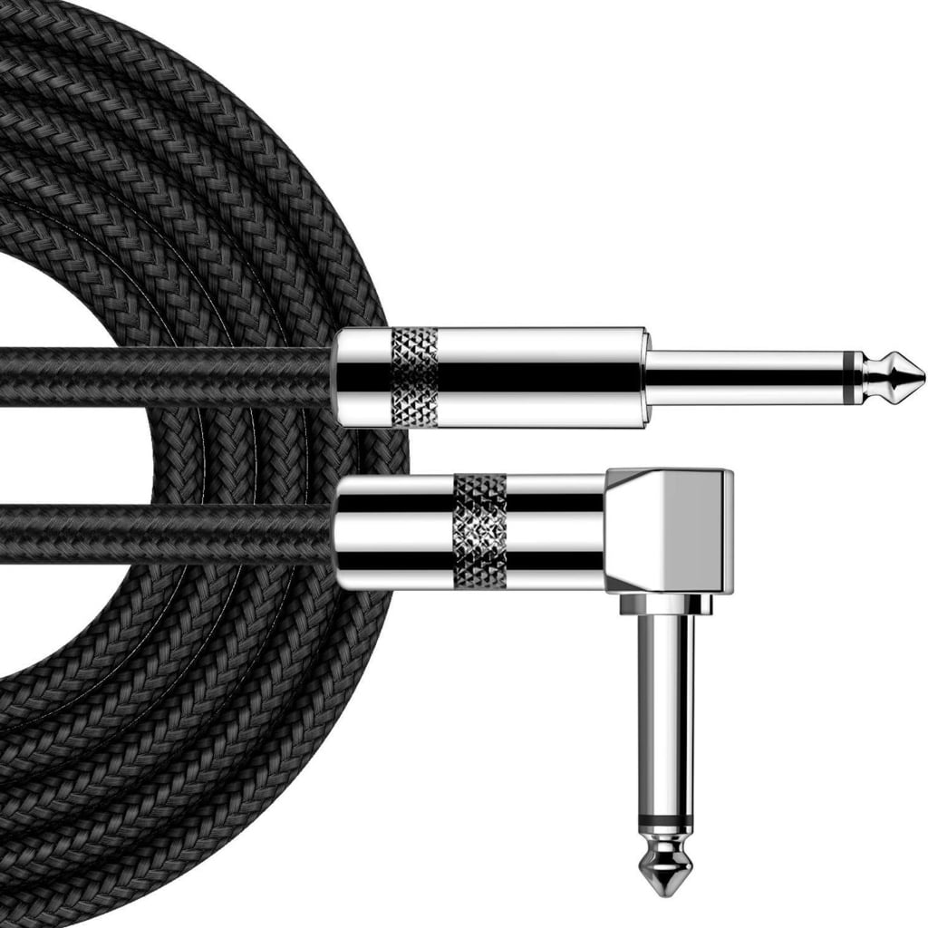 10ft Instrument Guitar Cord Portable Design 6.35mm Cable Wire ...