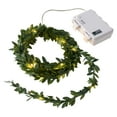 10ft. Leaf Garland String Lights by Ashland - 20 LED Bulbs for Home ...