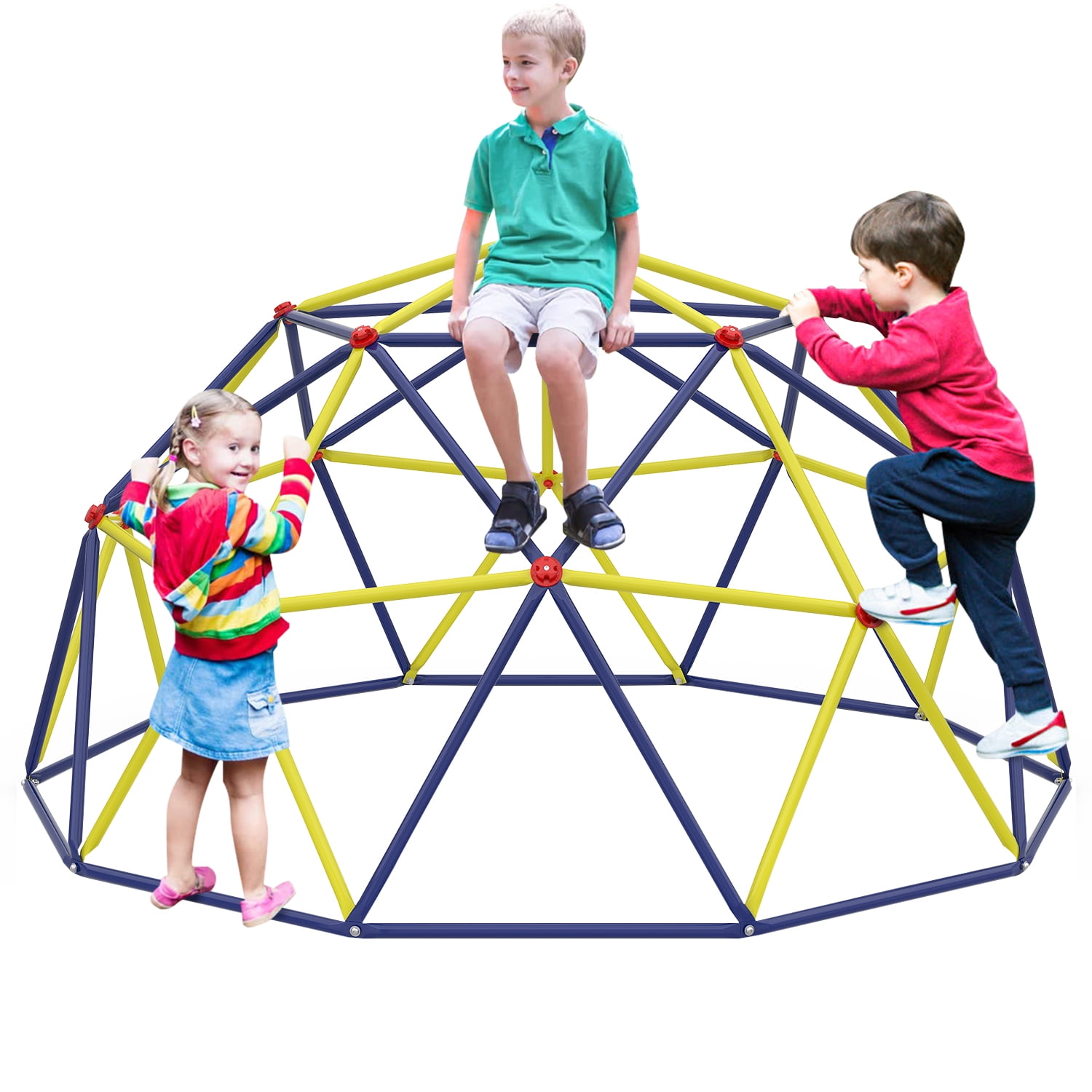 SESSLIFE 10ft Outdoor Monkey Bars Dome Climber, Playground Equipment ...