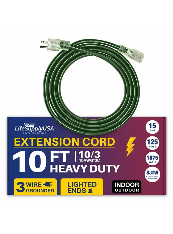 10 Gauge Extension Cords in Extension Cords by Gauge - Walmart.com