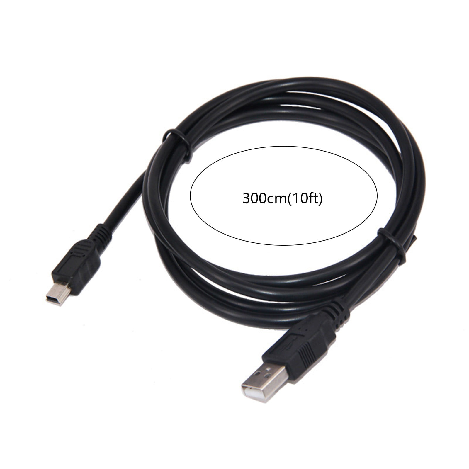 10ft Replacement Mini USB 2.0 PC Computer Sync Data Power Charger Cable ...