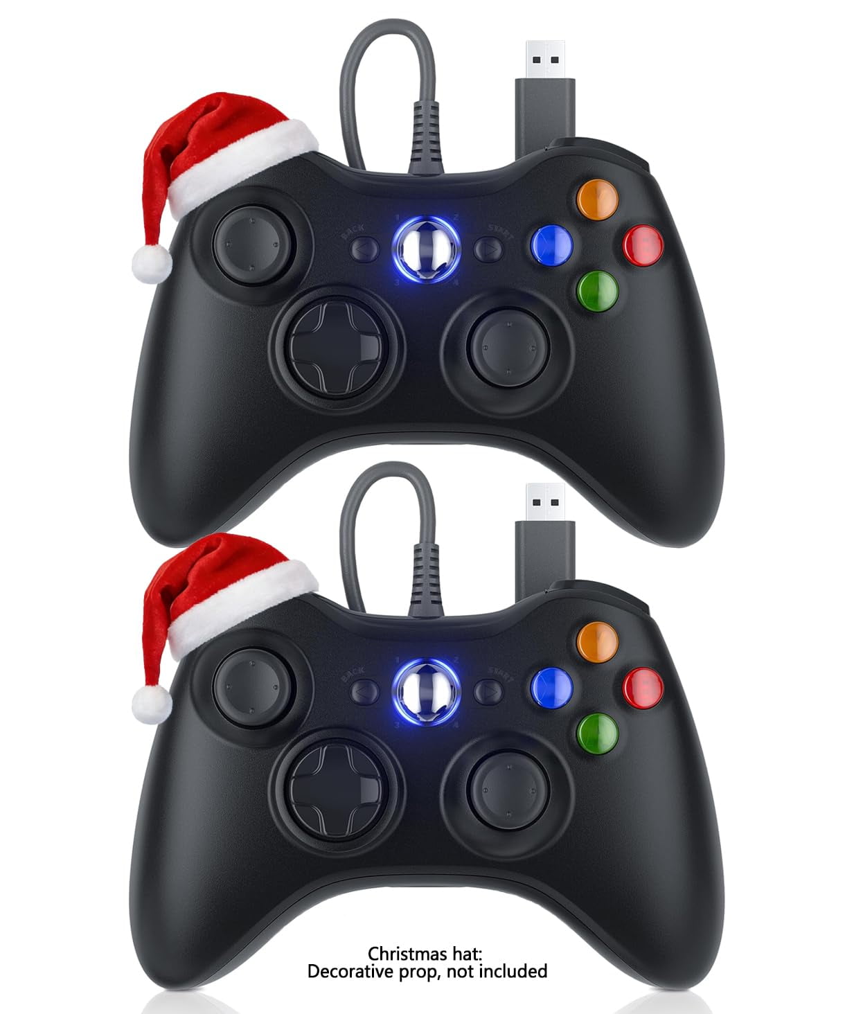 10ft Replacement for 360 Controller Wired, PC Controller with Upgraded ...