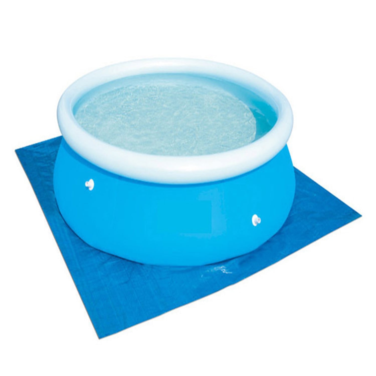 10ft Round Pool Ground Cloths, Inflatable Swimming Pools Mat Dustproof ...