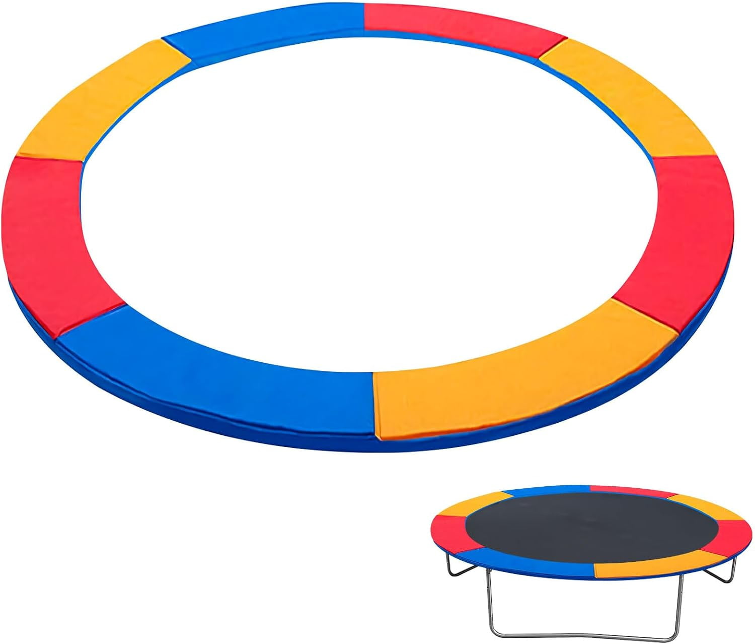 10ft Trampoline Pad, UV Resistant & Waterproof, Trampoline Replacement ...