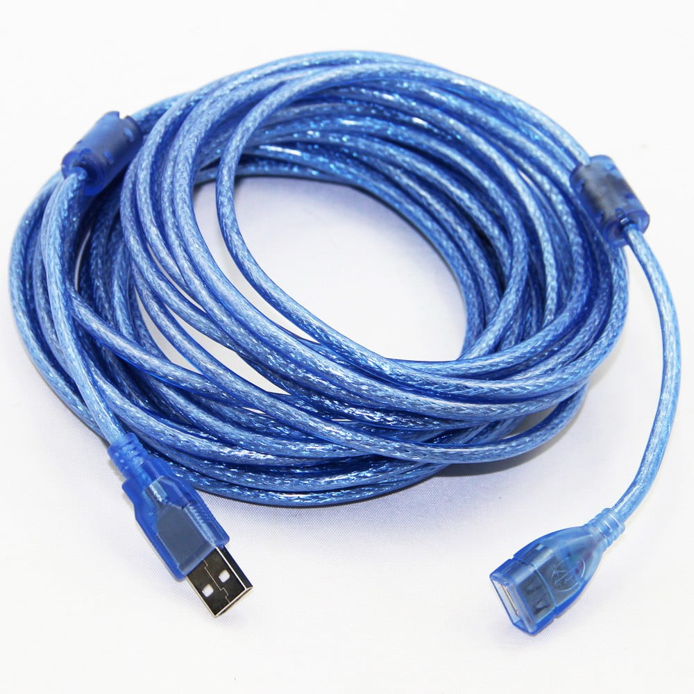 10ft USB 2.0 Extension Cable A Male to Female Dual Shielding Double ...