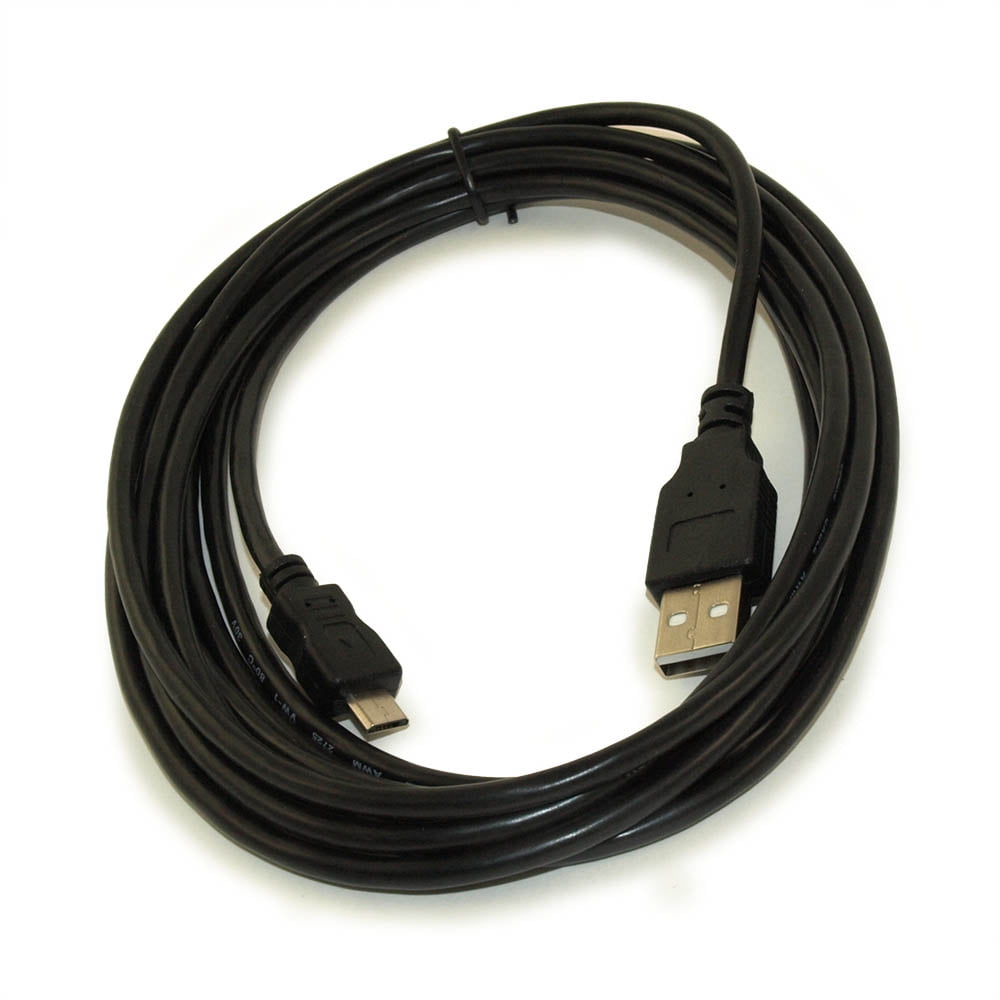 10ft USB 2.0 Type A Male to Micro-B 5-Pin Cable, Nickel Plated ...