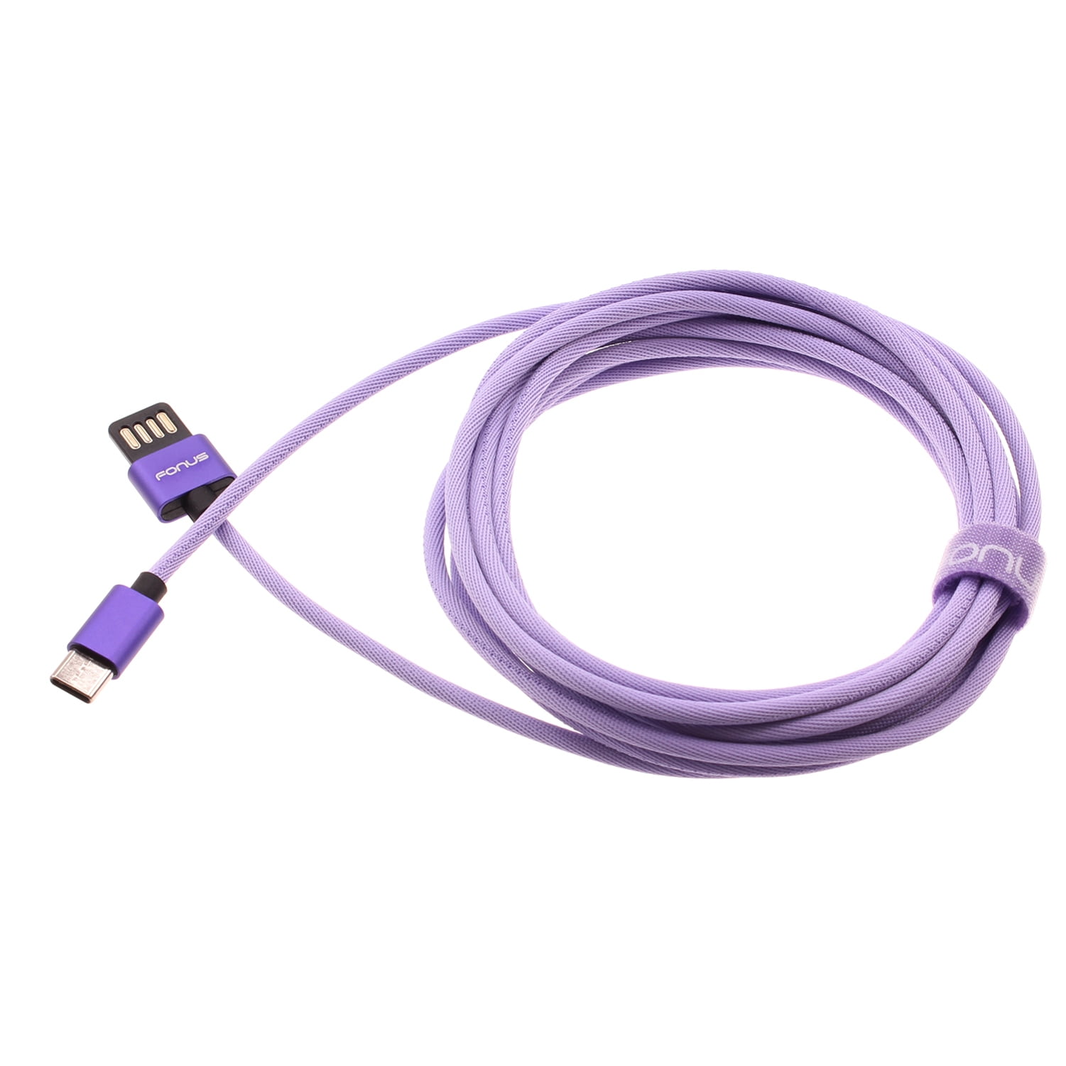 10ft USB-C Cable for Nokia C300, G100, C110, G310 5G Phones - Purple ...
