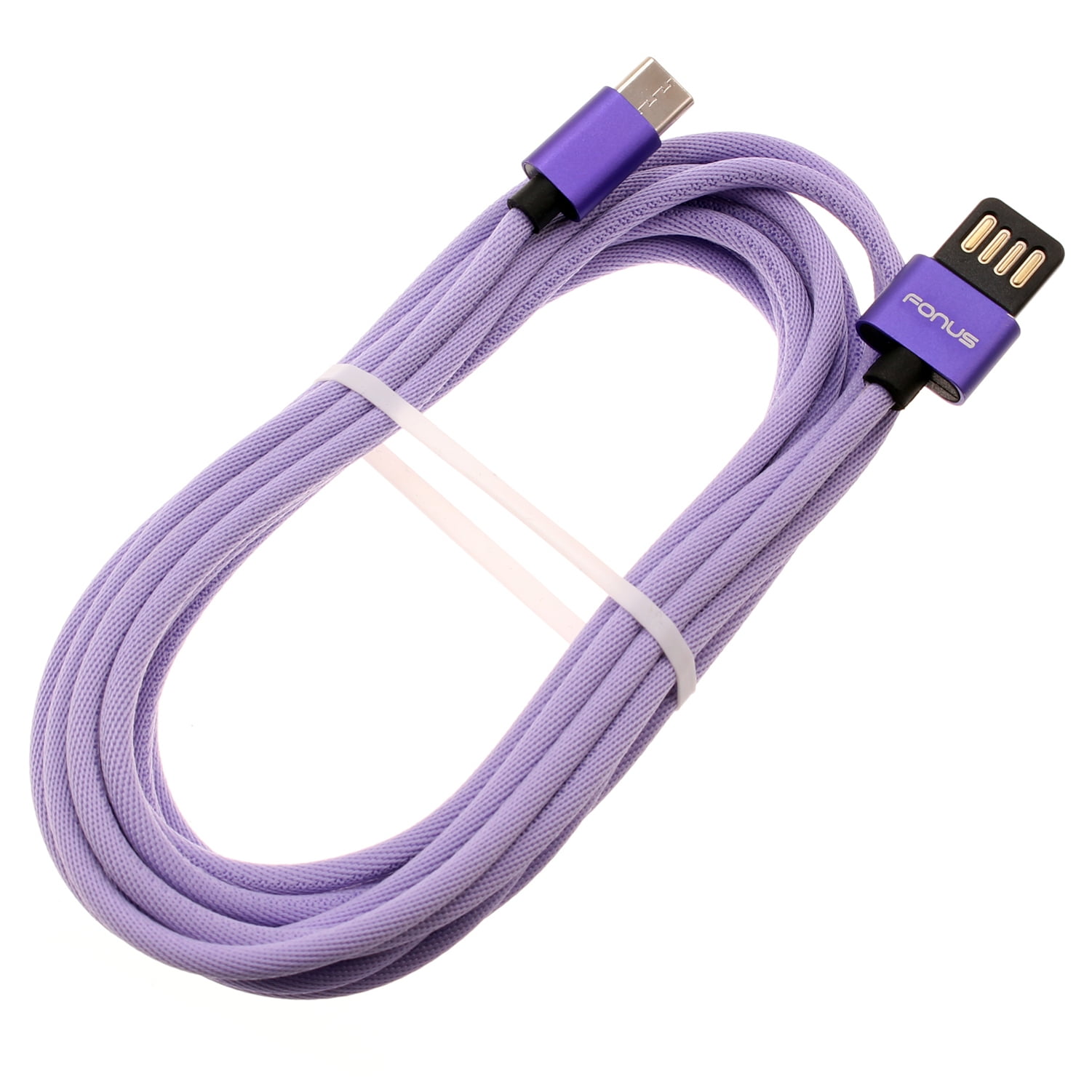 10ft USB-C Cable for Samsung Galaxy A72/A52/A42/A32/A12 - Purple Extra ...