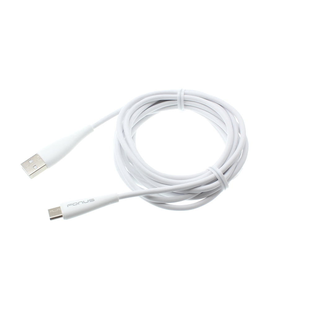 10ft USB Cable Compatible With Motorola Moto G Play (2021,2023,2024 ...