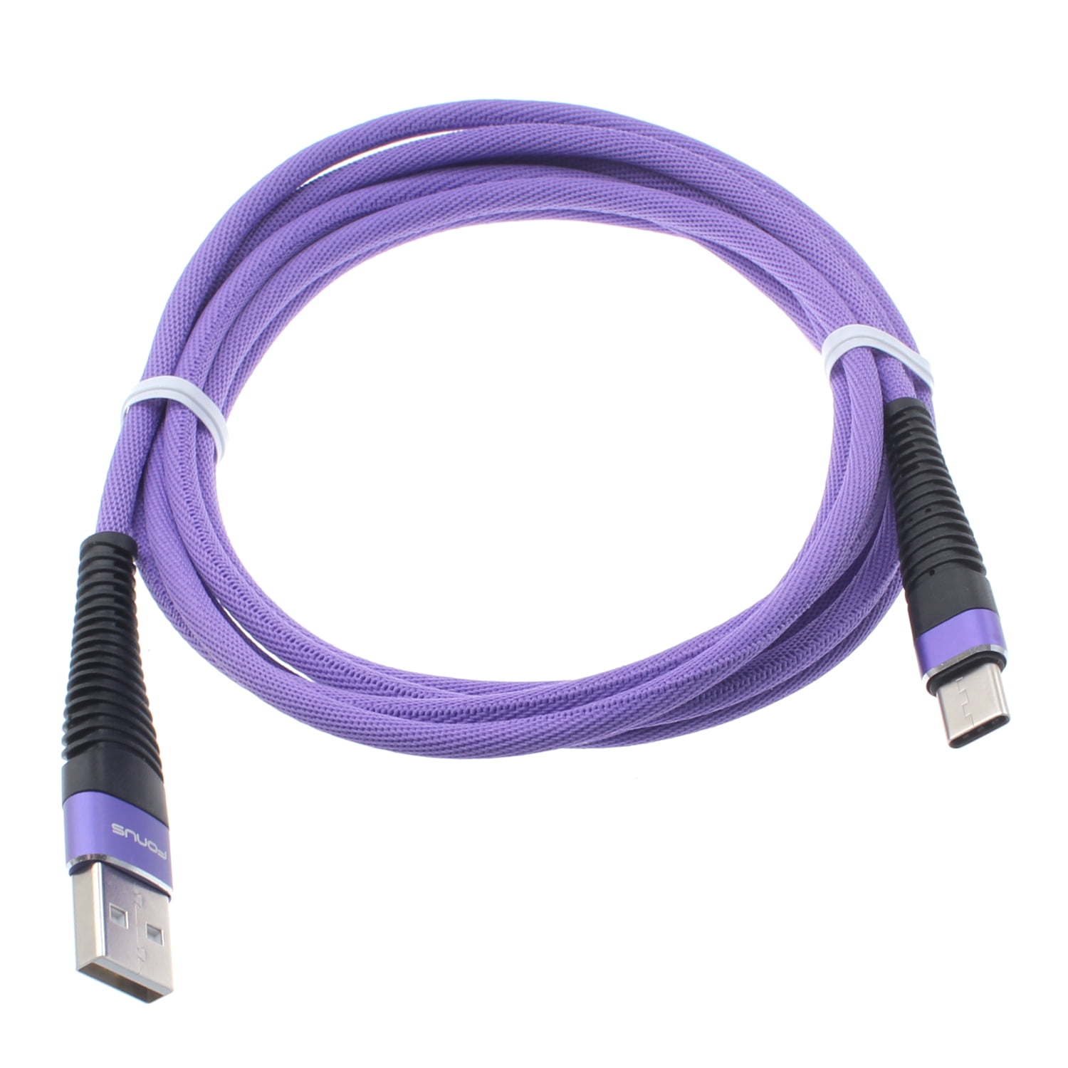 10ft USB Cable Purple for Samsung Galaxy A15 5G/A24/A25 5G/A34 5G/A35 ...