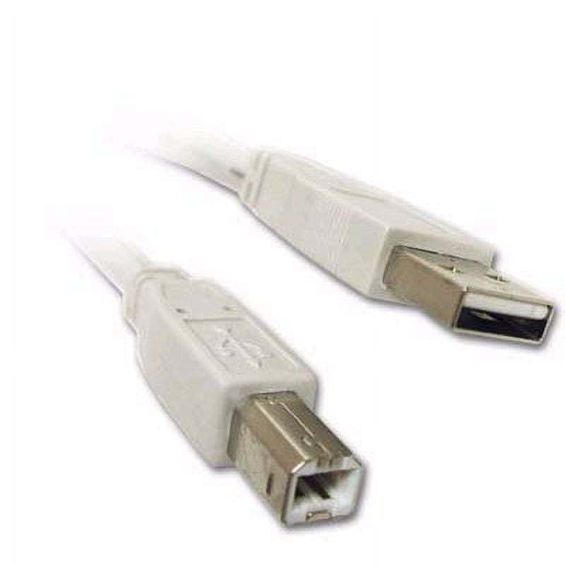 10ft USB Cable for: Brother HL-2140 Laser Printer - White / Beige ...