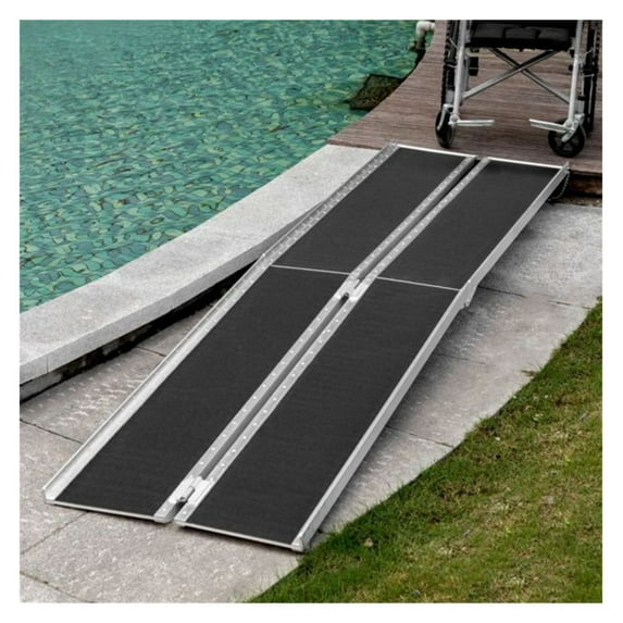 10ft Wheelchair Ramp - Portable Handicap Ramp for Wheelchairs ...