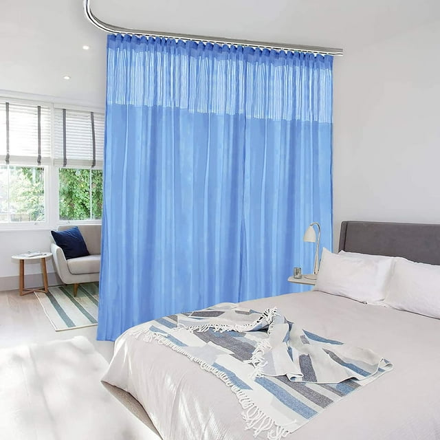 10ft Wide x 8ft Tall Cubicle Curtain Room Divider Privacy Cubicle ...