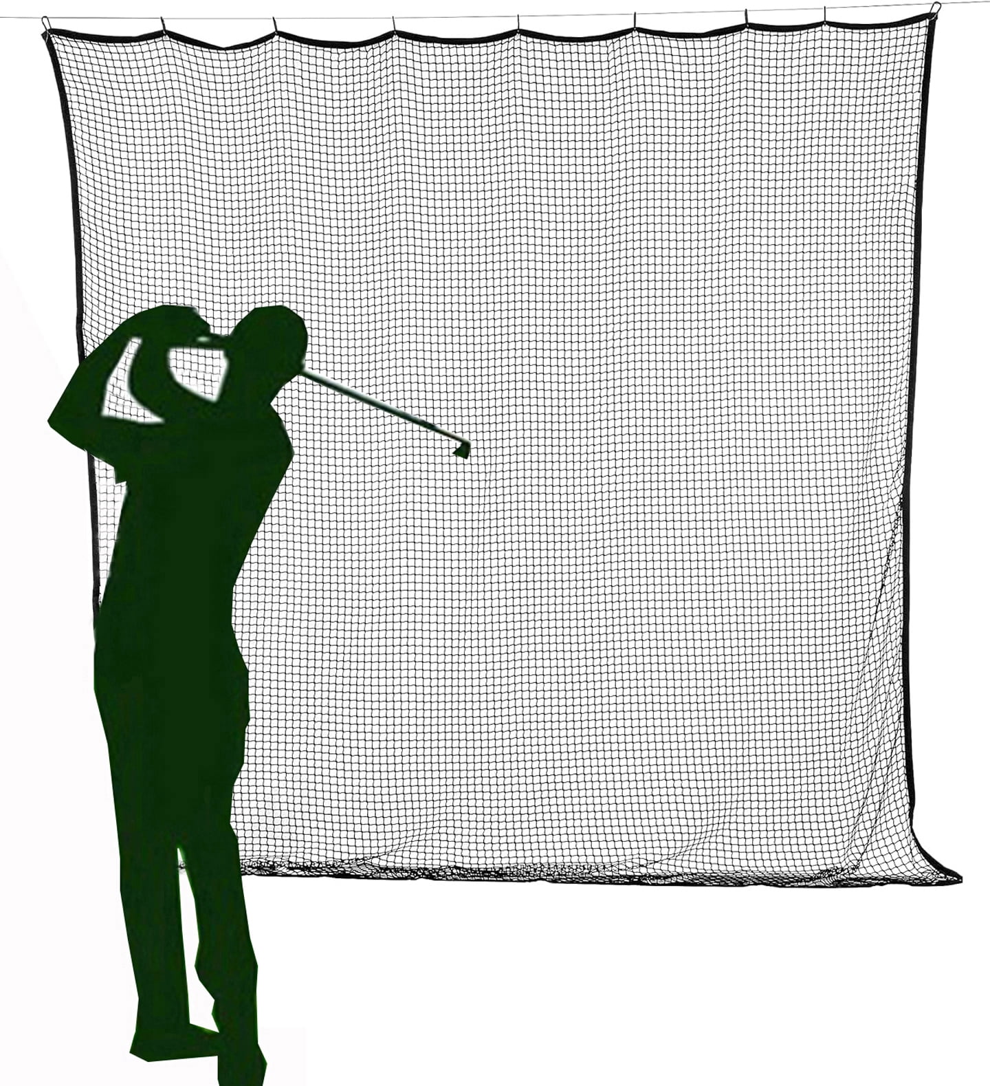10ft x 10ft Sports Netting Golf Hitting Practice Net Strong 150 LB ...