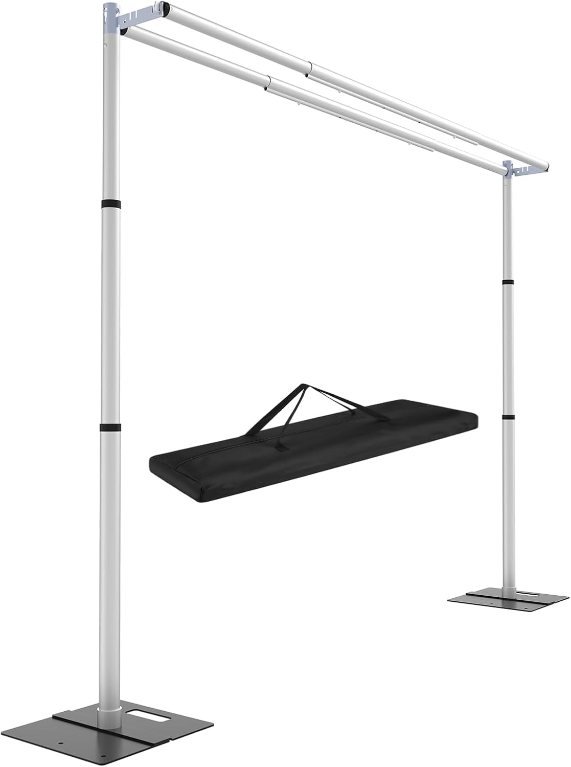 10ftx10ft Double Crossbar Pipe and Drape Backdrop Stand Kit, Heavy Duty ...