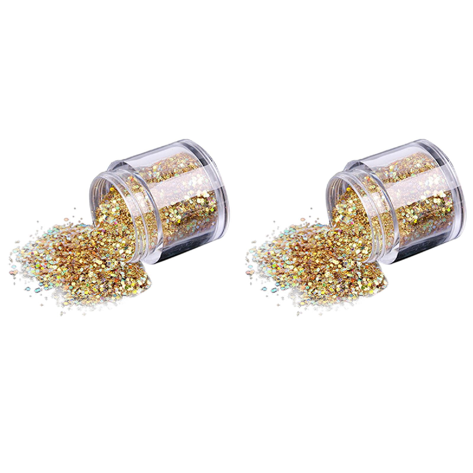 10g/Box Gold Sliver Nail Glitter Powder Shinning Nail Powder GD Nail ...
