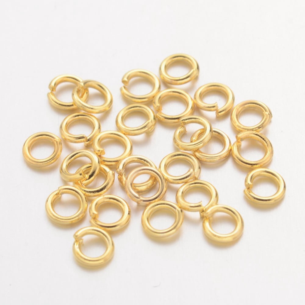 10g Brass Jump Rings Cadmium Free & Lead Free Open Jump Rings Golden 20 ...