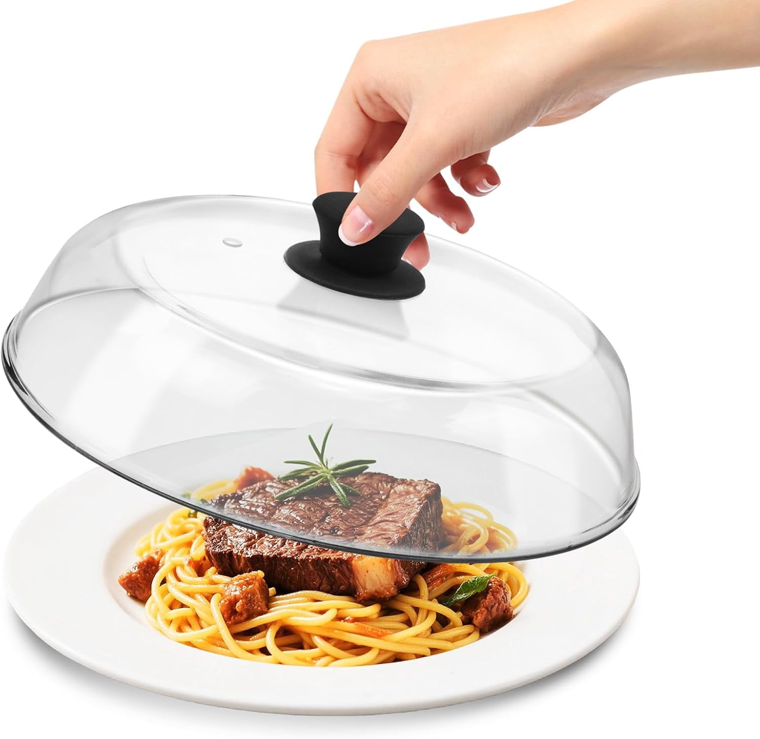 10in Glass Microwave Splatter Cover for Food, 10in Glass Microwave ...