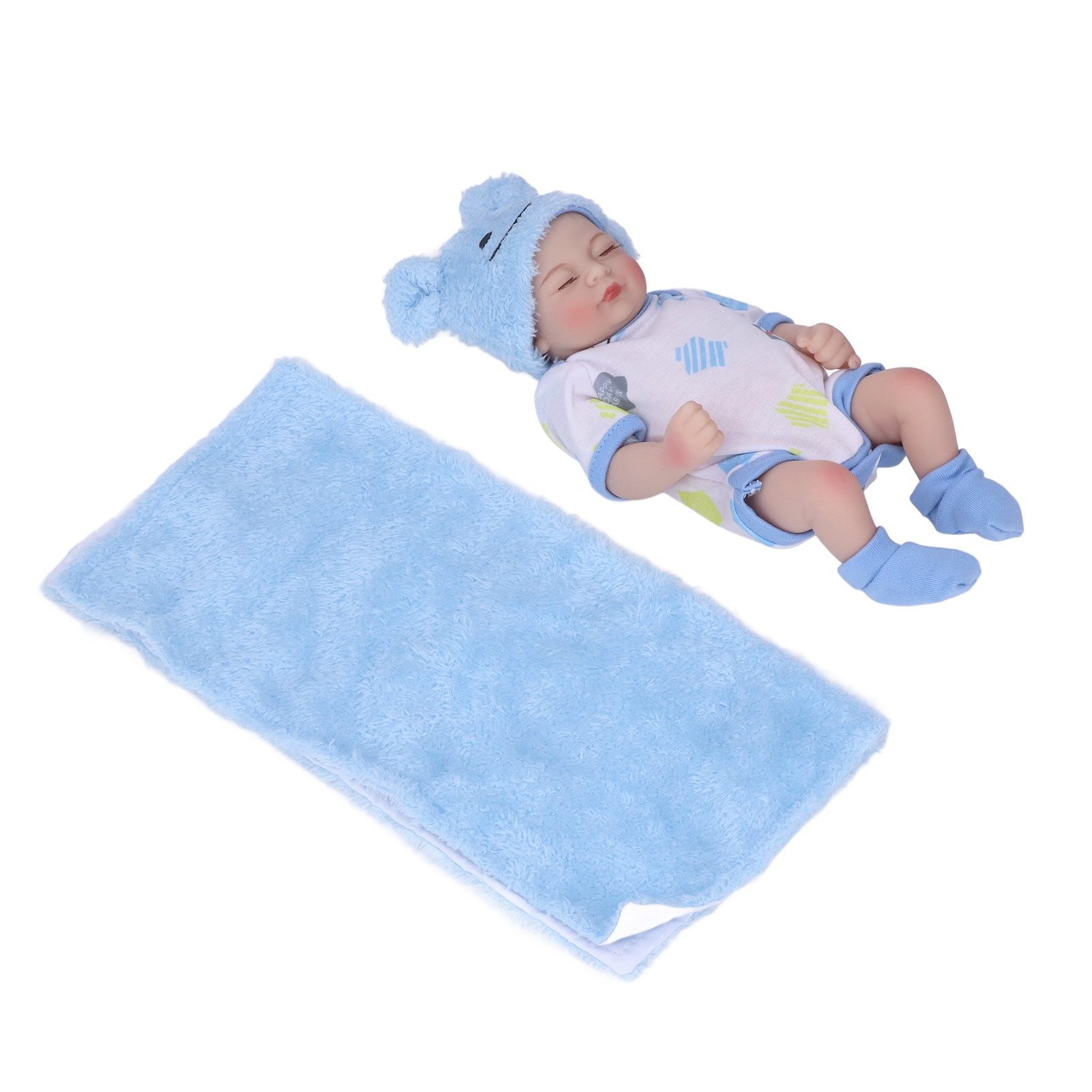 10in Newborn Baby Doll Set, Washable Emulational Soft Vinyl Sleeping ...