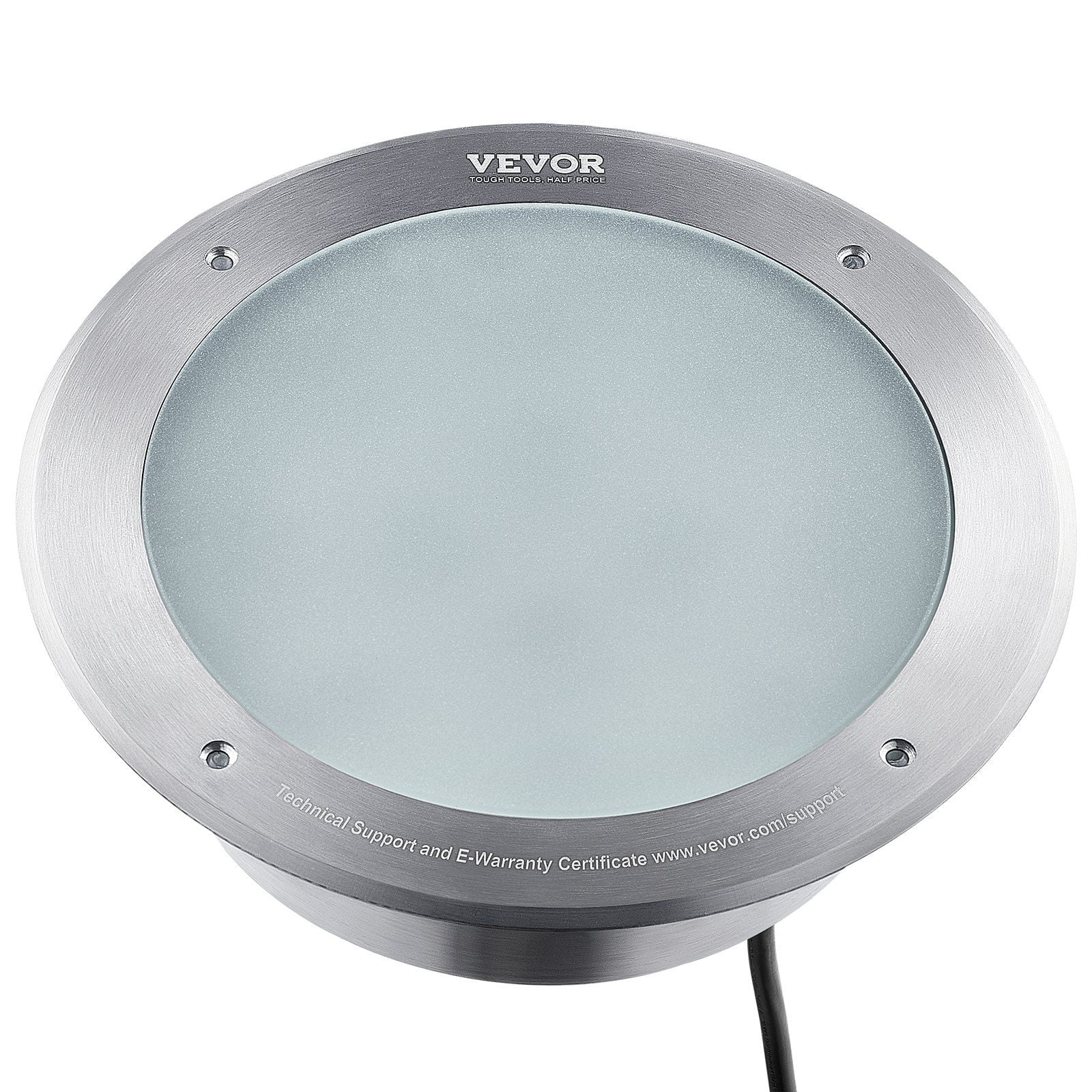 10in RGBW LED Pool Light, 40W 120V AC, IP68 Waterproof Color Changing ...