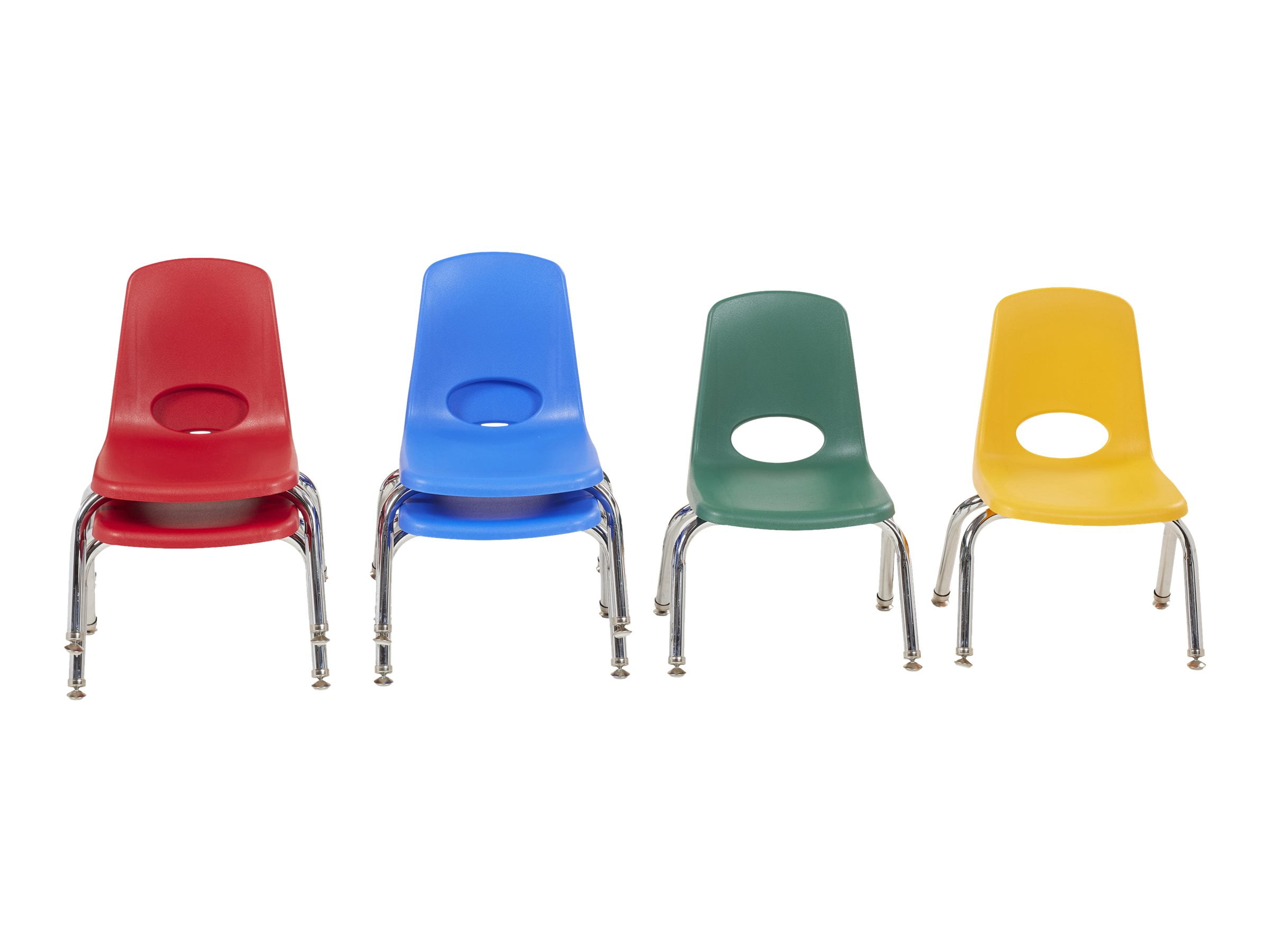 10in Stack Chair Swivel Glide, 6-Piece - Walmart.com