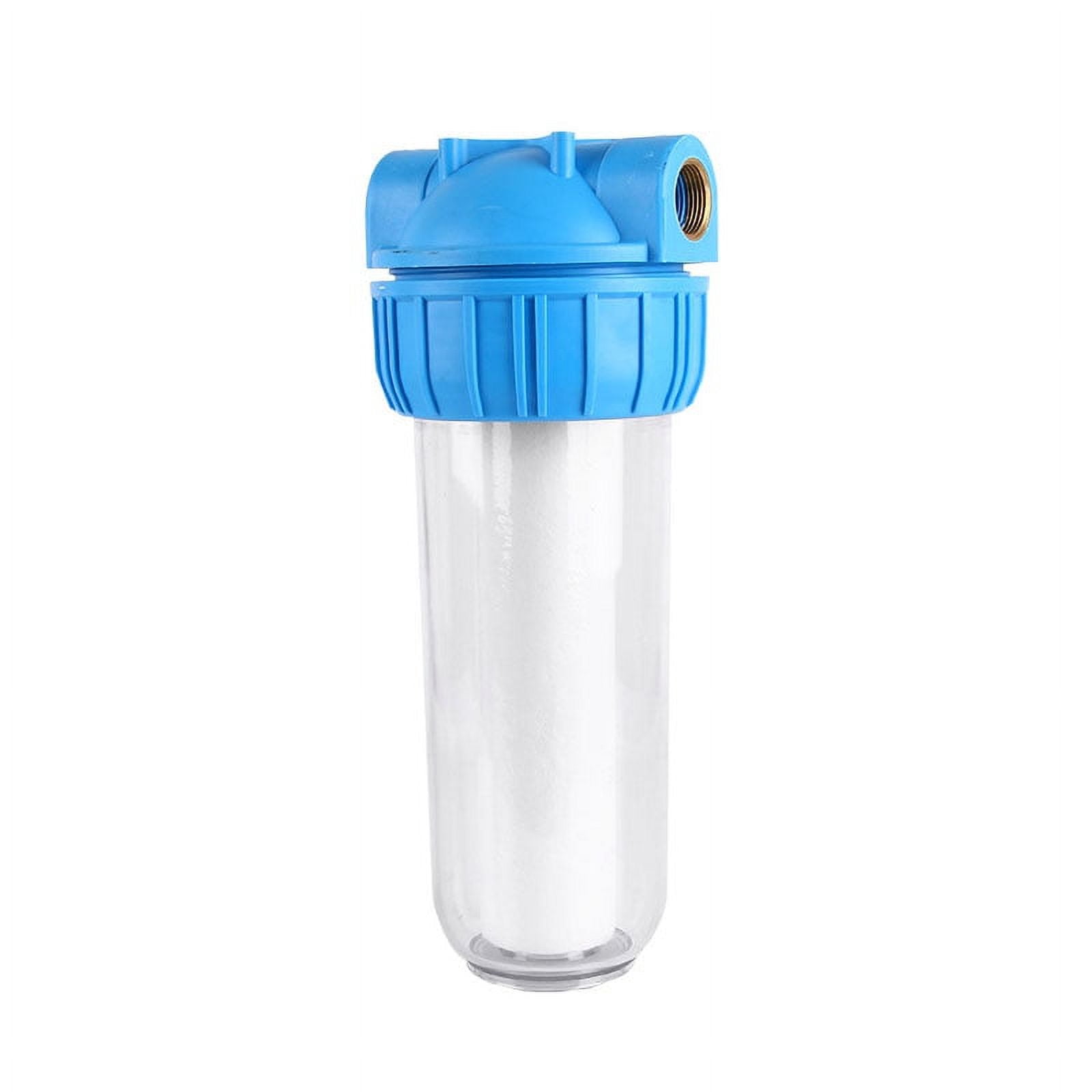 10in Water Filter Housing with Filter 1in Brass Port Transparent for ...