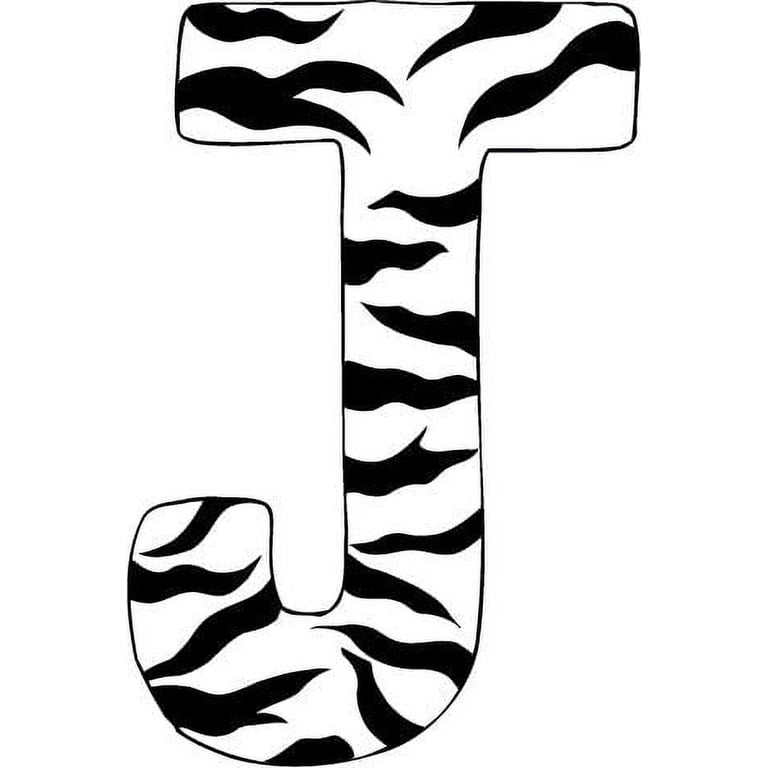 Zebra Striped Letter Z