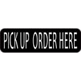 10in x 3in Pick Up Order Here Sticker - Walmart.com