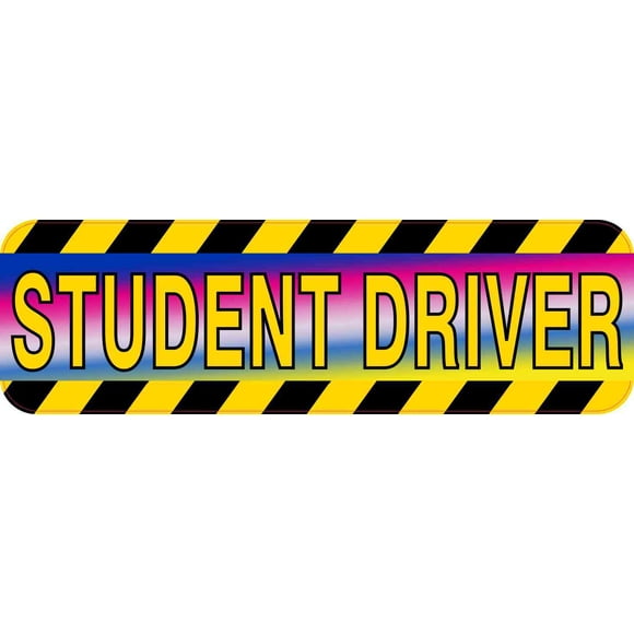 Student Driver Car Decals in Beginner Drivers Car Decals - Walmart.com